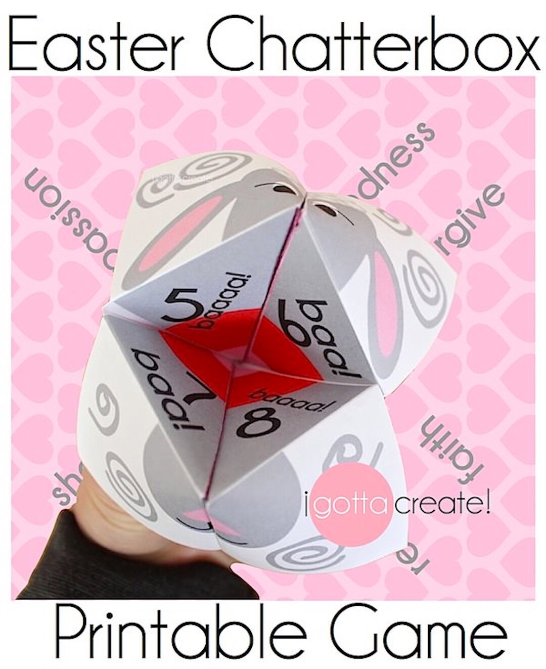 Easter Chatterbox and Printable Papers by I Gotta Create - Etsy