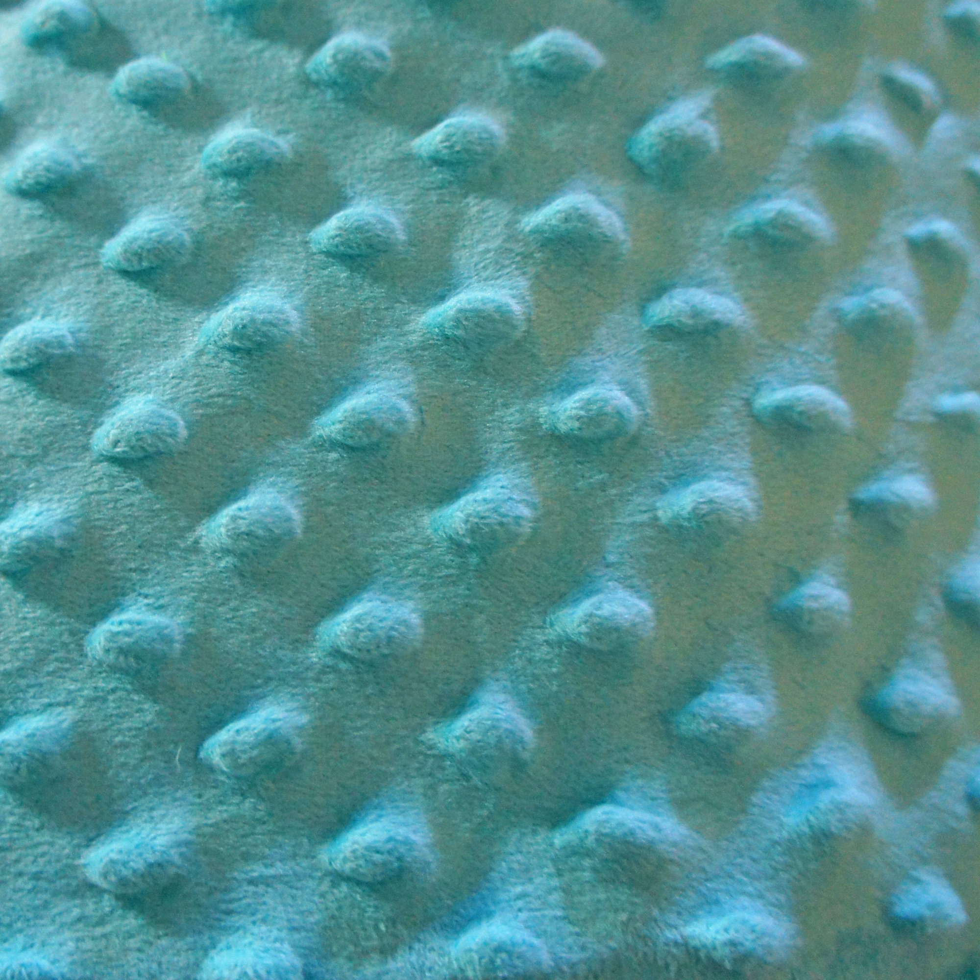 Light Aqua Blue Minky Dimple Dot Chenille Plush Fabric - Etsy