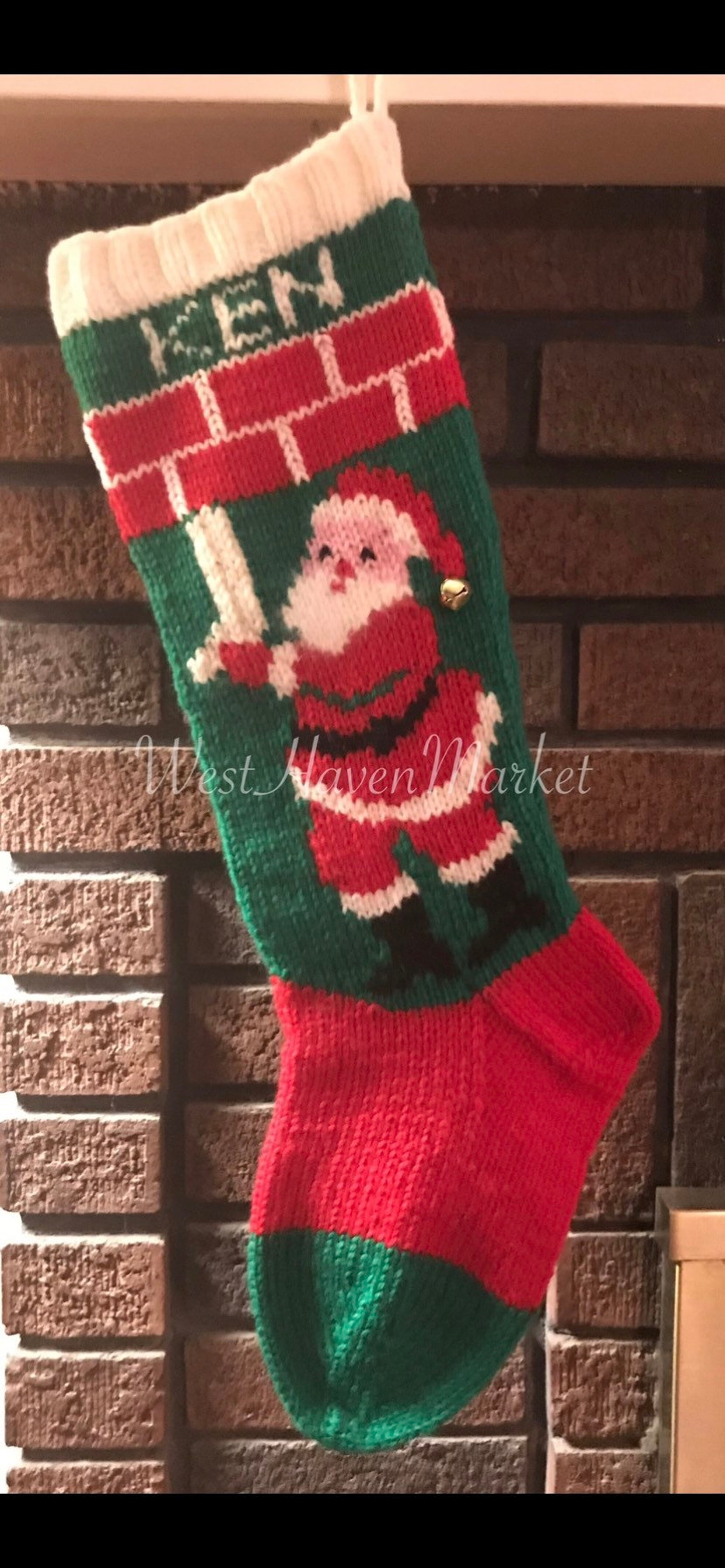 Bundle of 5 Favorite Vintage Christmas Stocking PATTERNS | Etsy