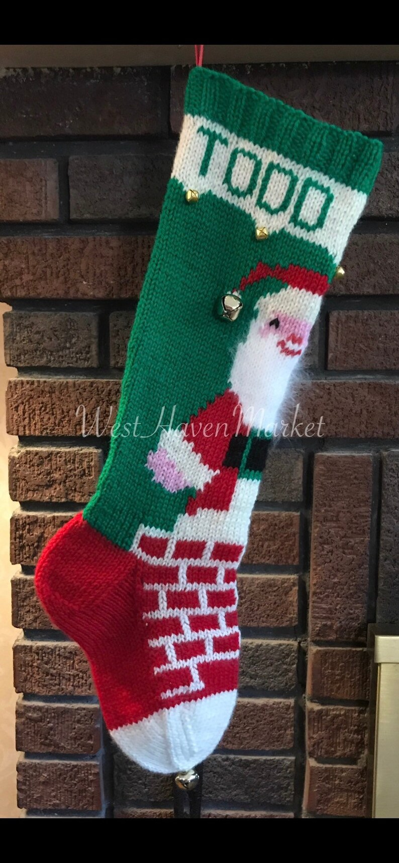 Bundle of 5 Favorite Vintage Christmas Stocking PATTERNS - Hard Copies ...