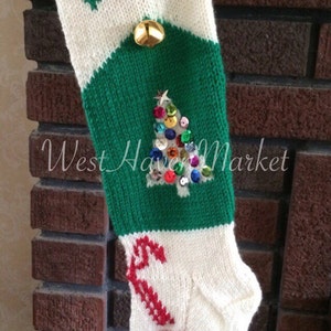 PDF for Vintage Santa W/ Candy Canes Christmas Stocking PATTERN - Etsy