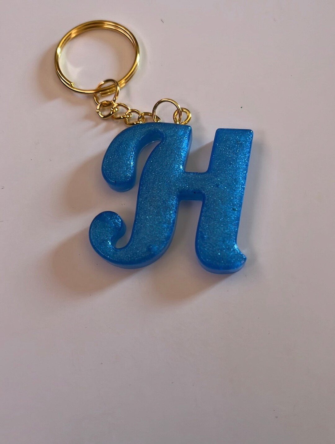Letter H Keychain - Etsy