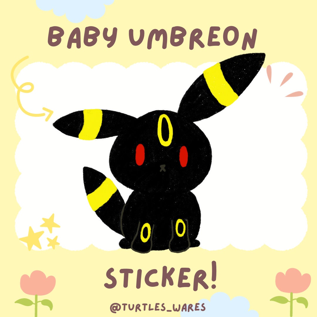 Baby Umbreon Sticker - Etsy