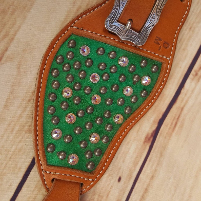 Green Crystal Spur Straps - Etsy