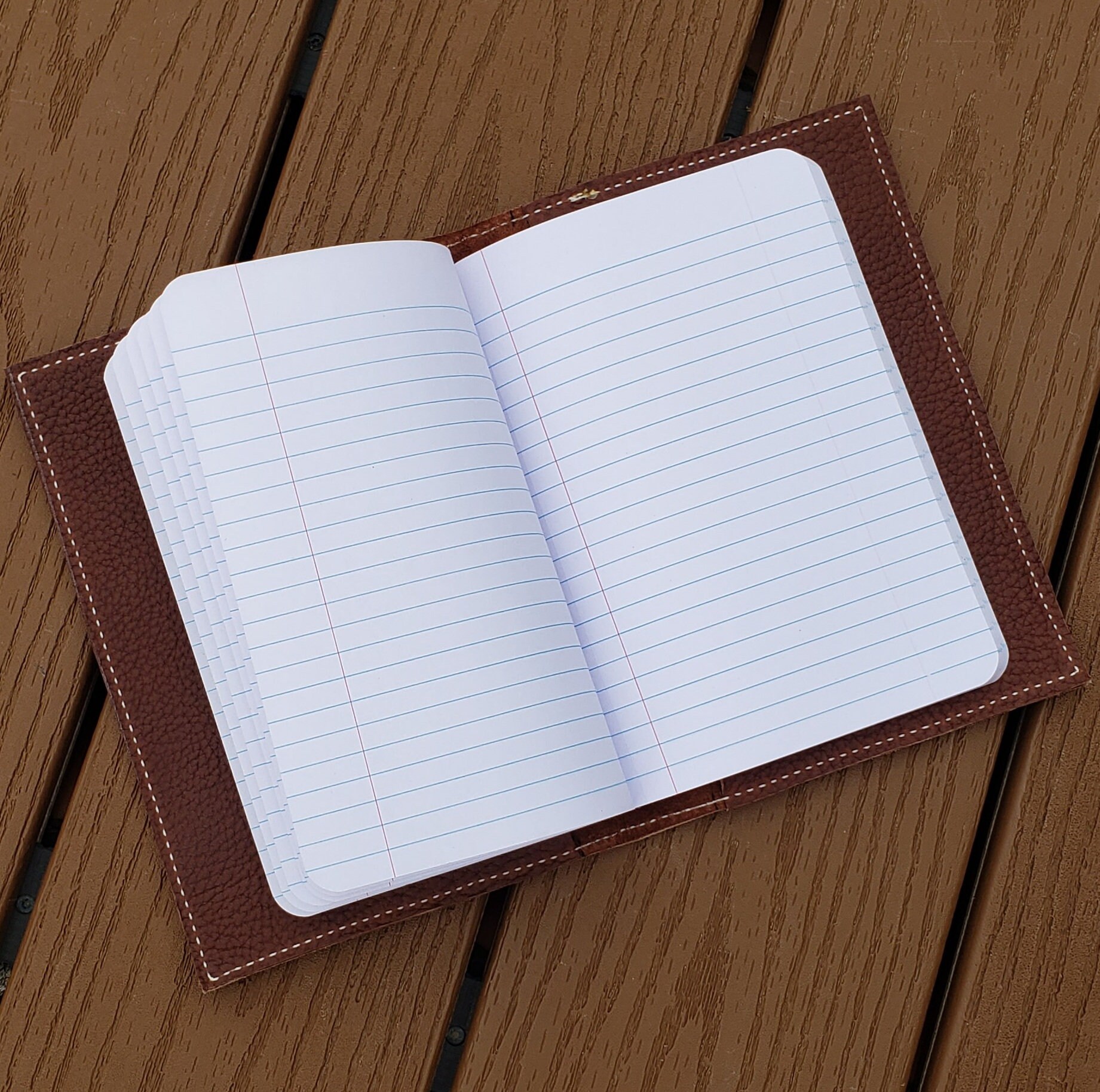 Leather Notebook Cover With Cactus Spine - Etsy