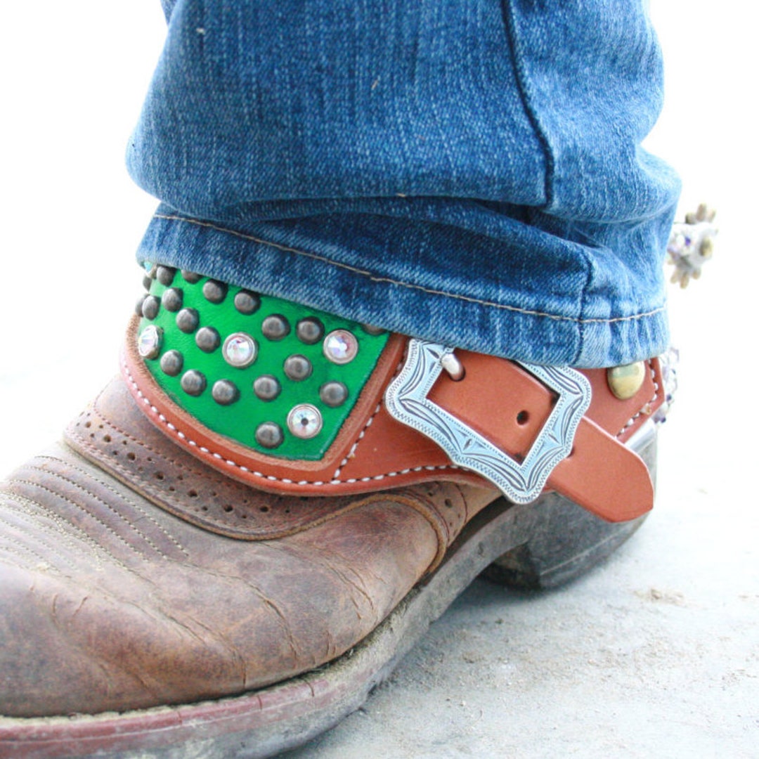 Green Crystal Spur Straps - Etsy