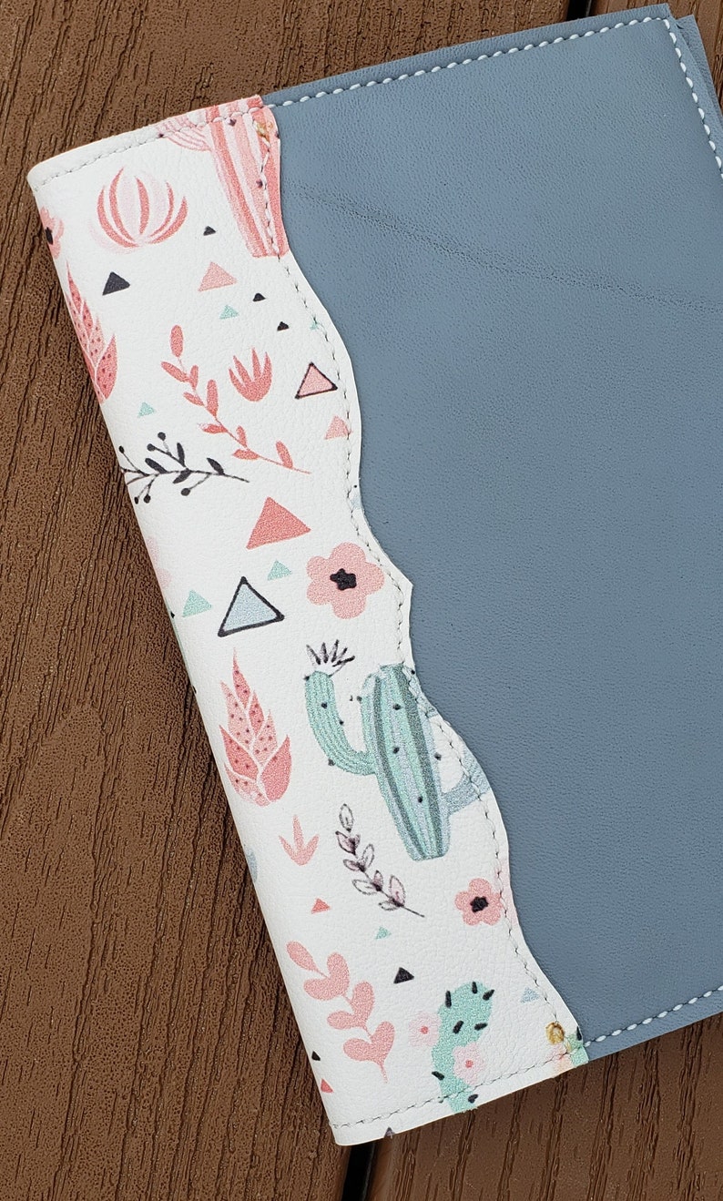 Leather Notebook Cover With Cactus Spine - Etsy