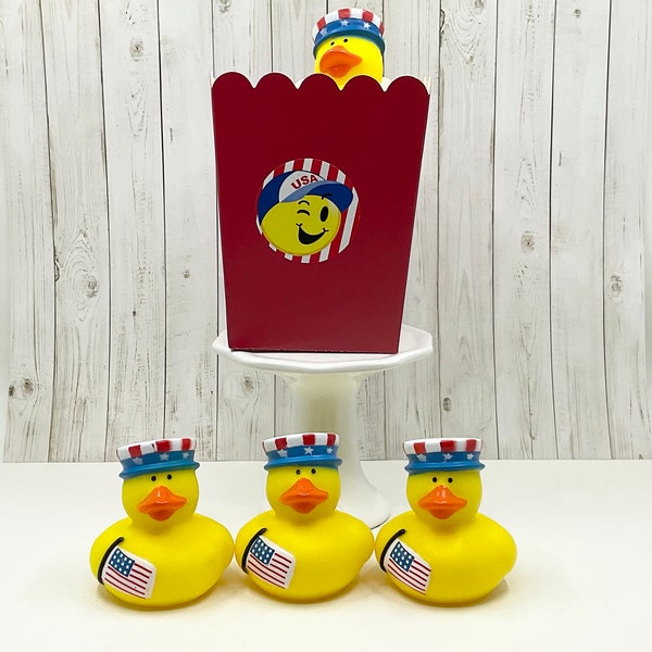 Usa Flag Rubber Duck - Etsy
