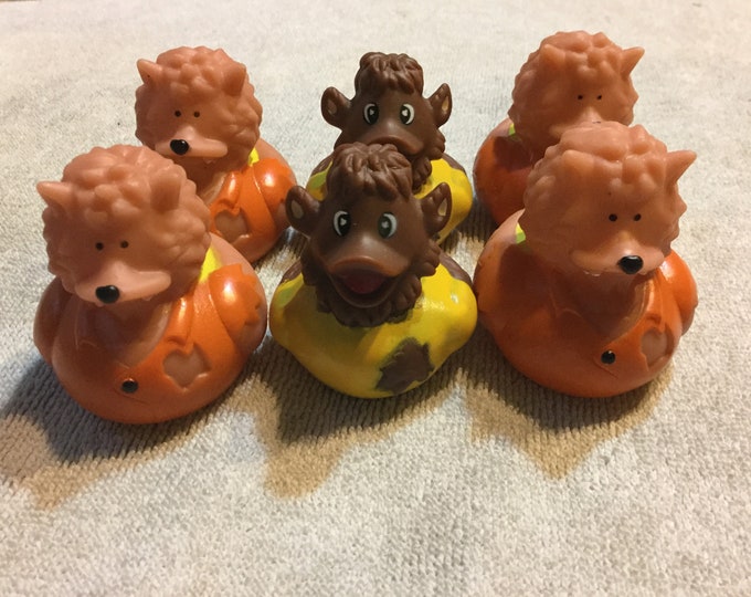 Werewolf Rubber Ducks (6) Party Favors/cupcake Toppers, Party Supplies ...