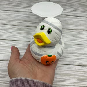 Mummy Rubber Duck - Large 3.5 Inch Duck, Mummy Duck, Halloween Decor ...