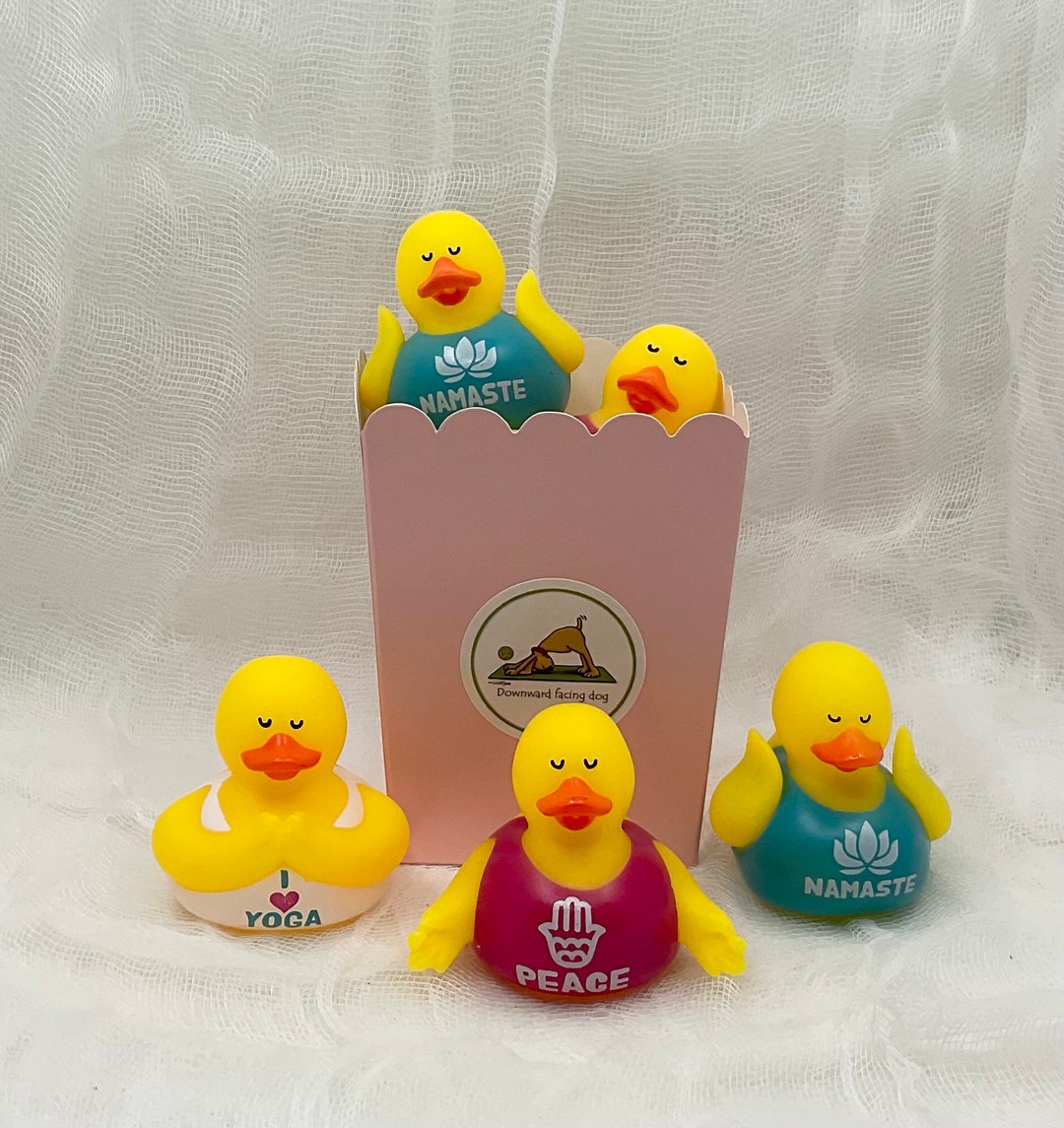 Yoga Rubber Ducks - Set of 3 With Gift Box, Yoga, Namaste, Yoga Ducks ...