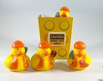 Construction Rubber Duck - Etsy