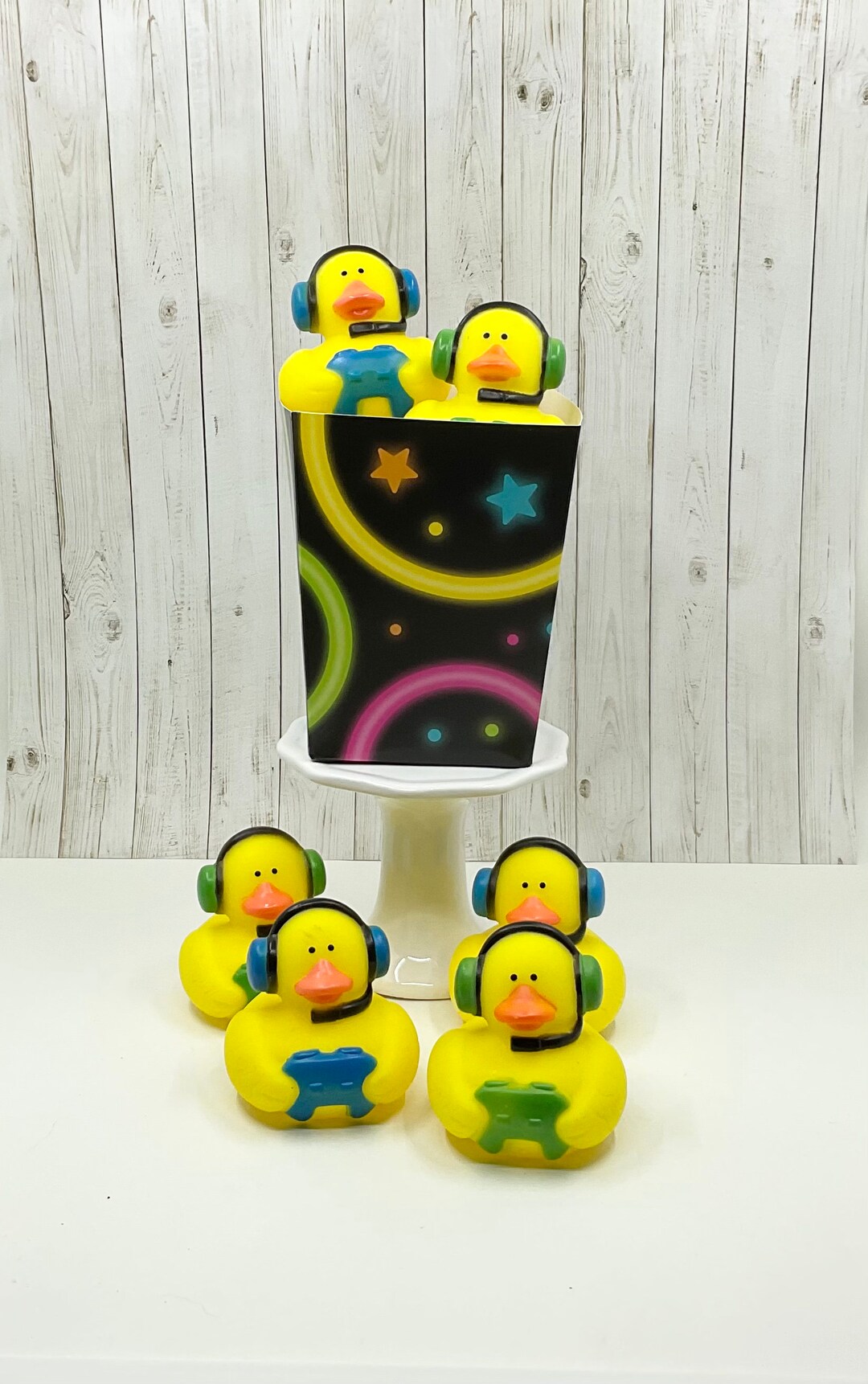 Gamer Rubber Ducks Set of 4 With Gift Box, Rubber Ducks, Gaming, X Box ...