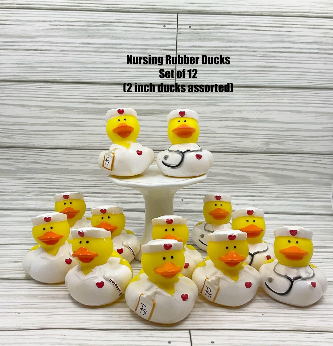Nurse Rubber Ducks Set of 12, Nurse/medical Ducks, Party Favors, Party ...