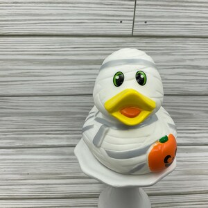Mummy Rubber Duck - Large 3.5 Inch Duck, Mummy Duck, Halloween Decor ...