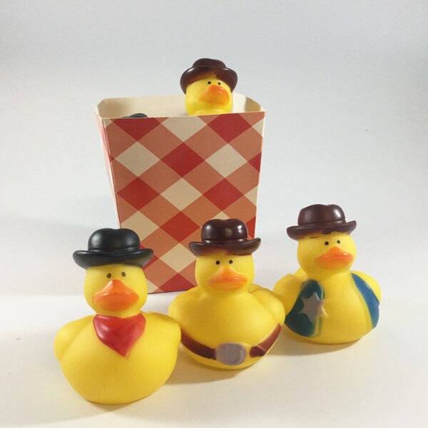 Cowboy Western Rubber Ducks - Etsy