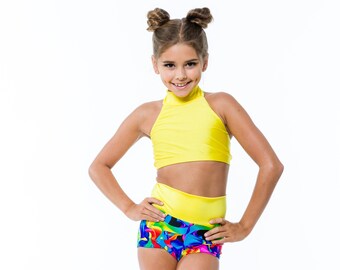 Haley Sweetheart Set Briefs and Halter Crop Top | Etsy