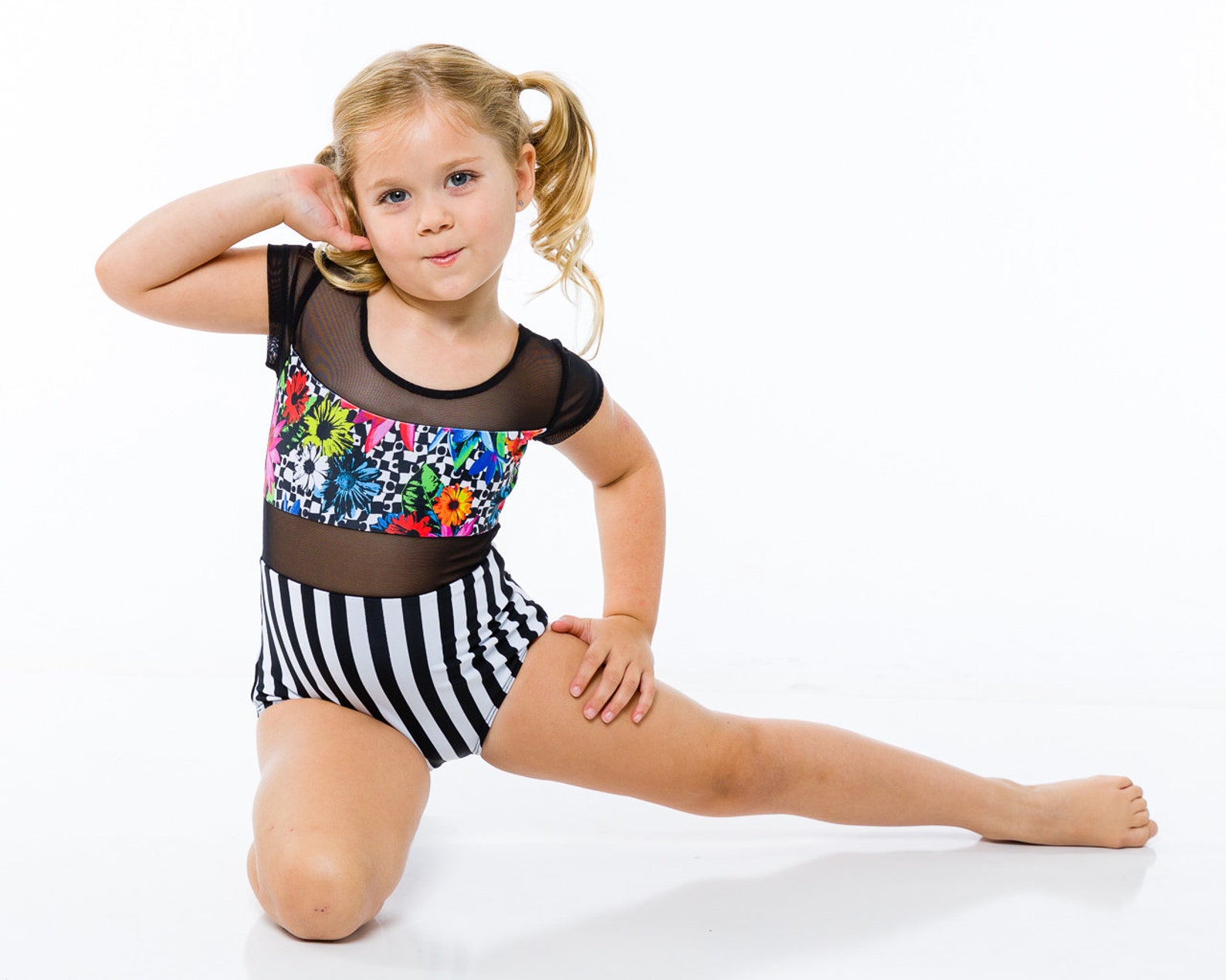 Tiny Dancer Brittany Mesh Leotard | Etsy