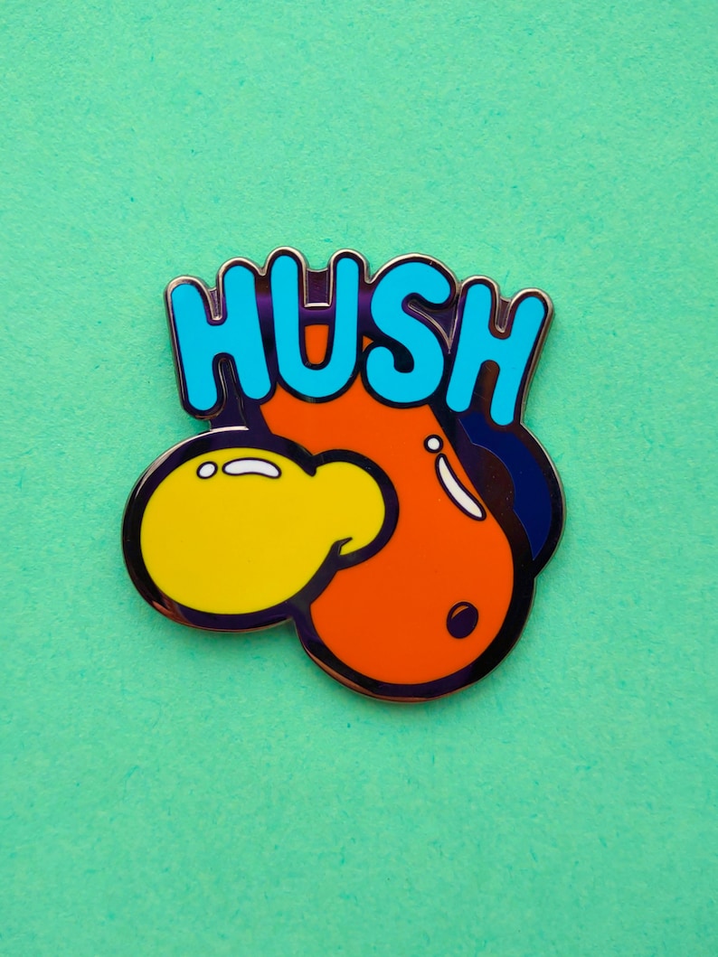 Hush Pacifier - ABDL - Hard Enamel Pin - Etsy