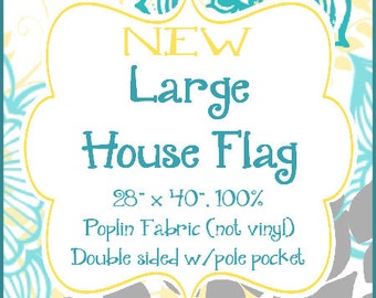 Large House Flag | Etsy