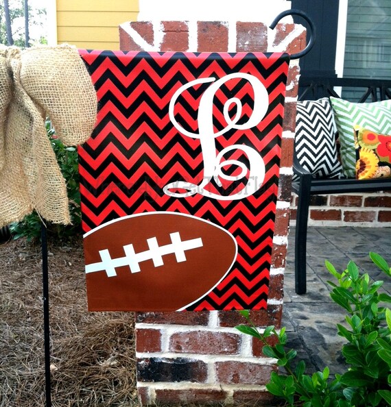 Custom Personalized Yard Sign Football Chevron YOU PICK COLORS | Etsy