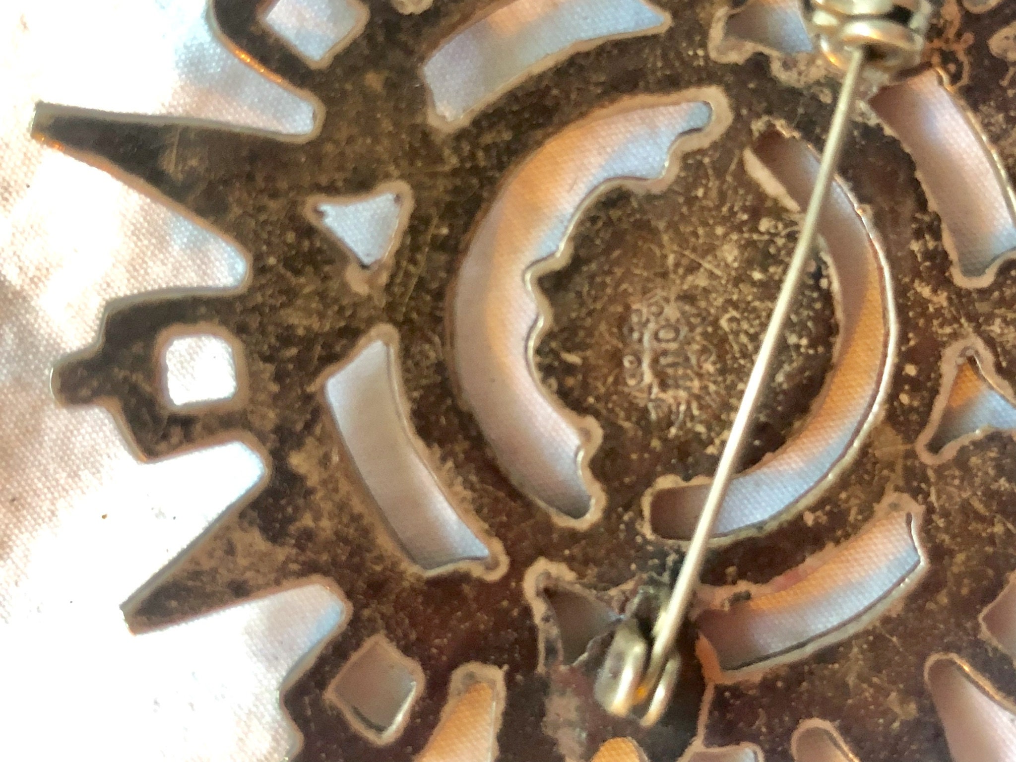 Mexican Aztec Pin Pendant - Etsy