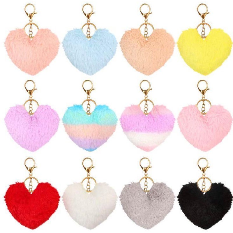 Fur Ball Keychain - Etsy