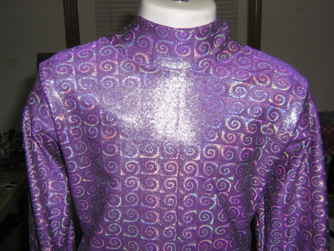 GIRLS Purple Western Show Shirt Pleasure Horsemanship Leadline Rodeo Xs ...