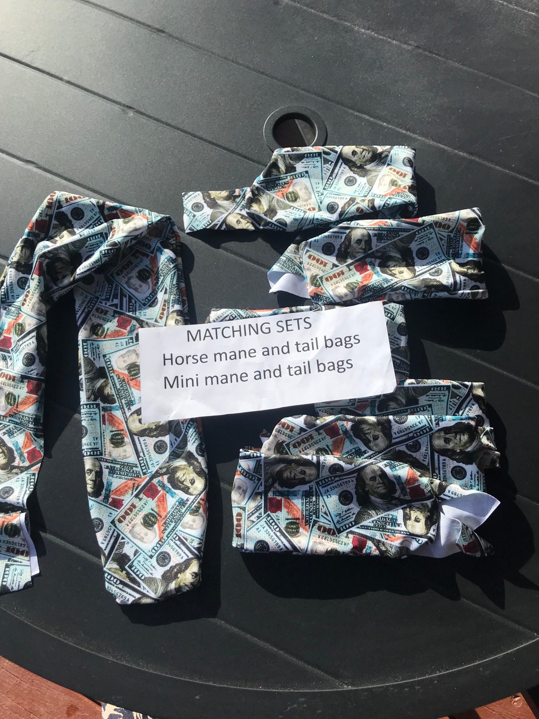 Horse Size Mane and Tail Bag Sets , or Mane Bags or Tail Bag Choice - Etsy