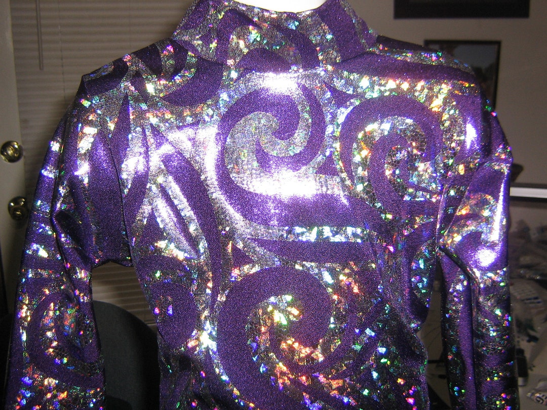 GIRLS, Purple Silver,sslinky, Western Show Shirt, Rodeo, Pleasure ...