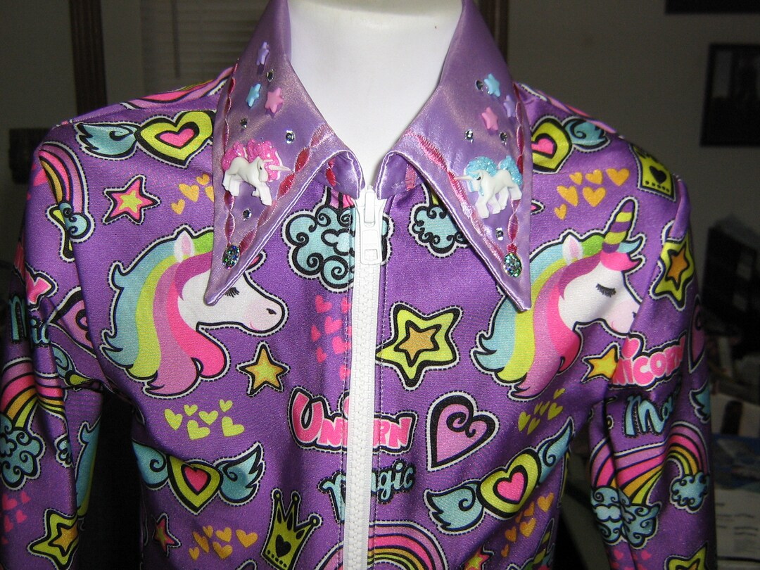 Girls Western Shirt, Pleasure, Horsemanship, Leadline, Rodeo, Purple ...