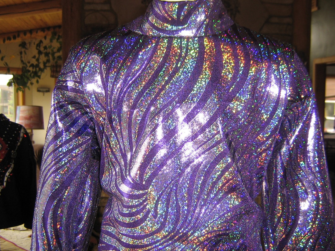 GIRLS Purple Slinky, Western Show Shirt, Pleasure, Horsemanship ...