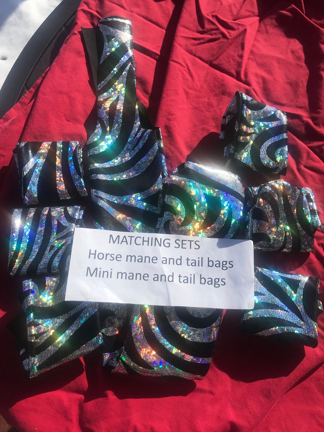 Tail Bag, Mane Horse Size, Sets , or Mane Bags, or Tail Bag, Choice - Etsy