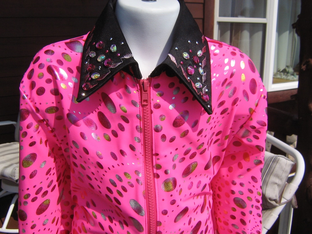 GIRLS, Pink , Western Show Shirt, Pleasure,horsemanship, Rodeo ...