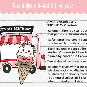 Birthday Bulletin Board Kit for Teachers Class Decor - Classroom ...