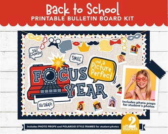 Back to School Bulletin Board Kit for Teachers Classroom Decor Fall ...