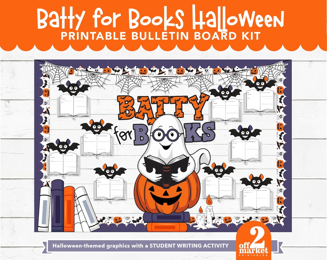 Fall Bulletin Board Kit With Student Writing Activity - Halloween ...