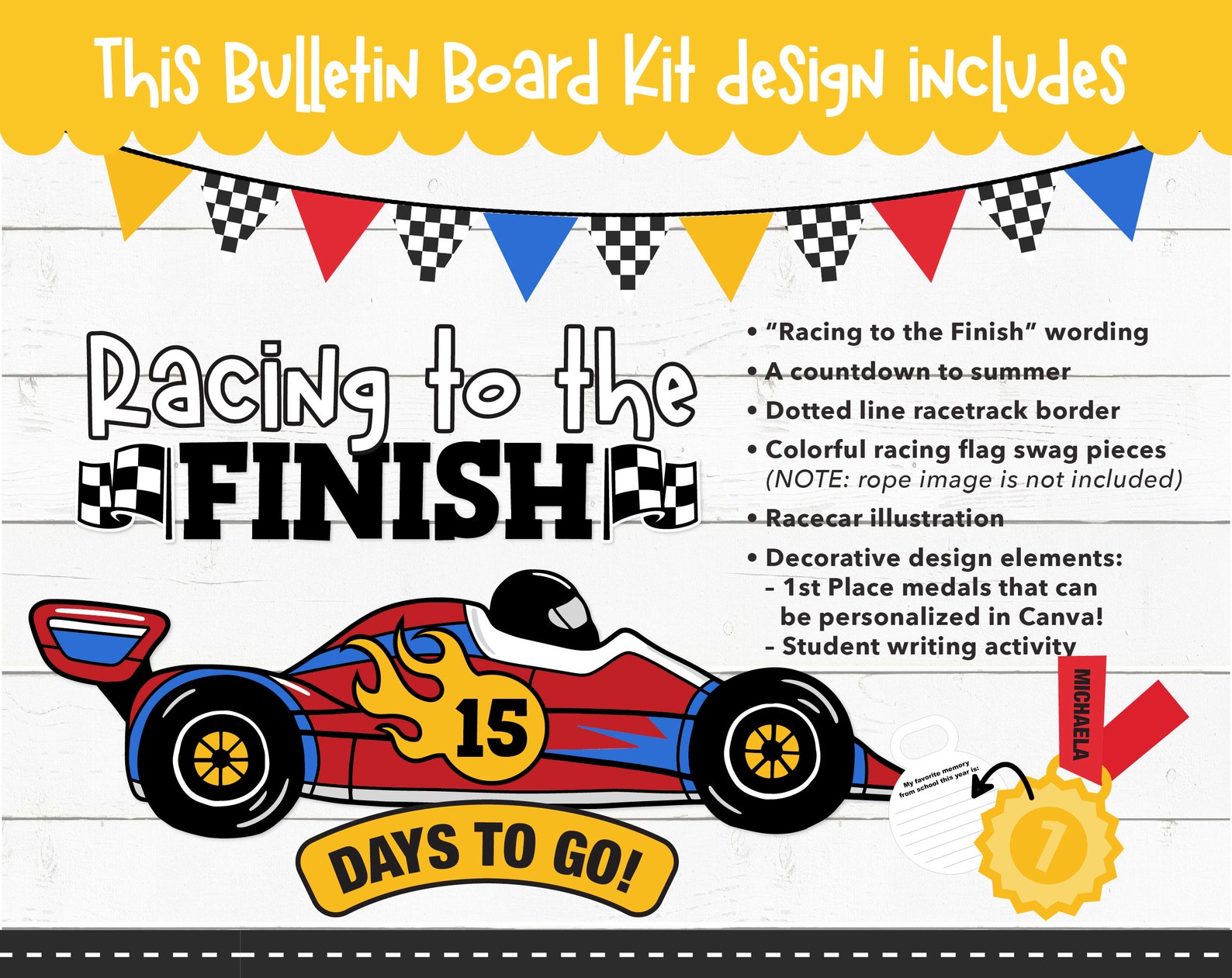 End of Year Bulletin Board Kit for Teachers Classroom Decor | Summer ...