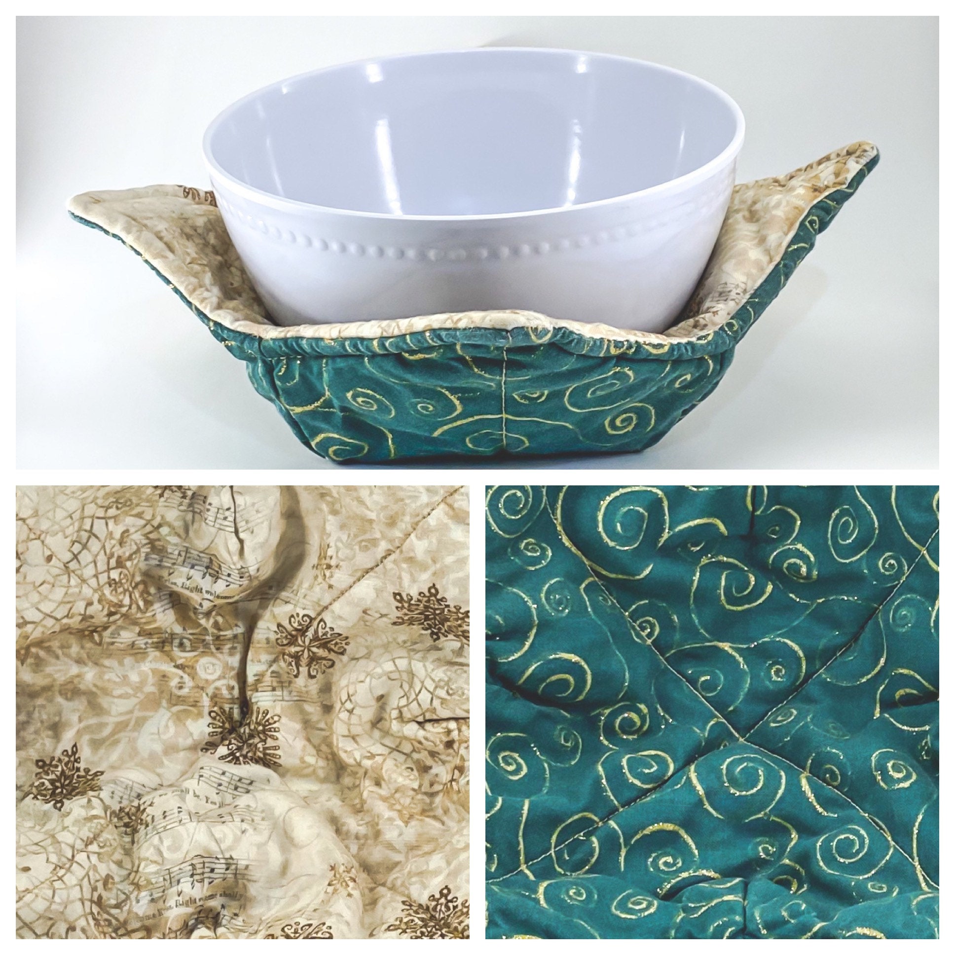Reversible Microwave-safe Bowl Cozy - Etsy