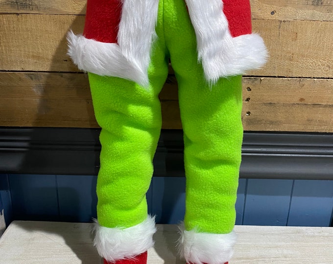 Elf Butt/legs Grinch Butt/legs for Wreath or Christmas Tree - Etsy