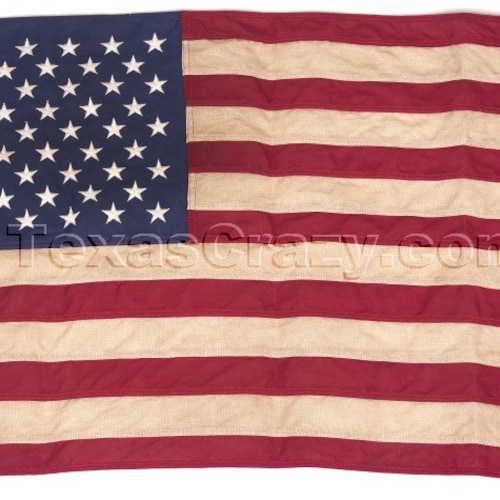 Tea Stained Antiqued 2 X 3 Foot American US Flag - Etsy
