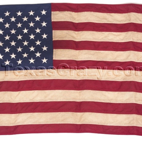 Tea Stained Flag - Etsy
