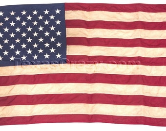 Tea Stained Flag | Etsy