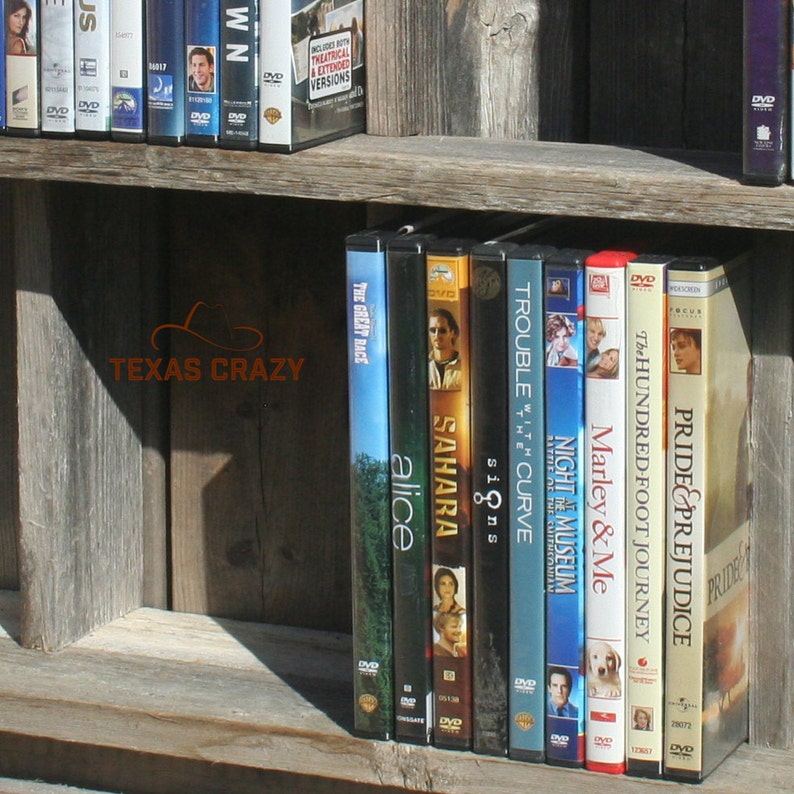 Movie DVD Storage Cabinet Wall Shelf Rack Video Game - Etsy
