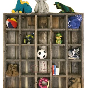 25 Cubby Hole Large Reclaimed Wood Wall Cubby - Etsy
