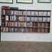 Movie DVD Storage Cabinet Wall Shelf Rack Video Game Organizer Cubby 22 ...