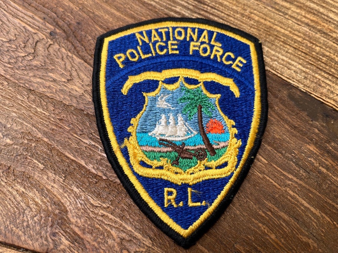 Vintage, Obsolete, American Police Patches, National Police Force R. L ...