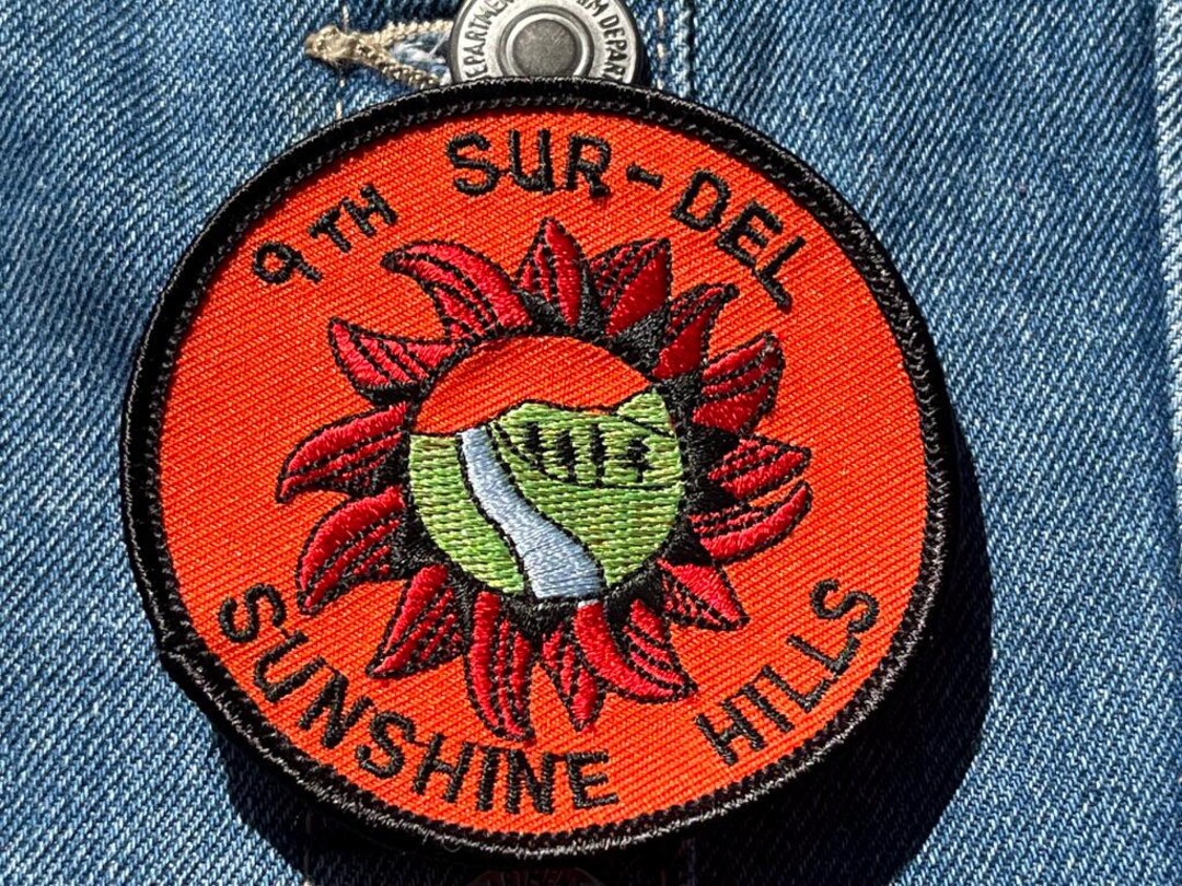 Vintage Patches, 9th Sur Del, Sunshine Hills, Holiday Memories, Jacket ...