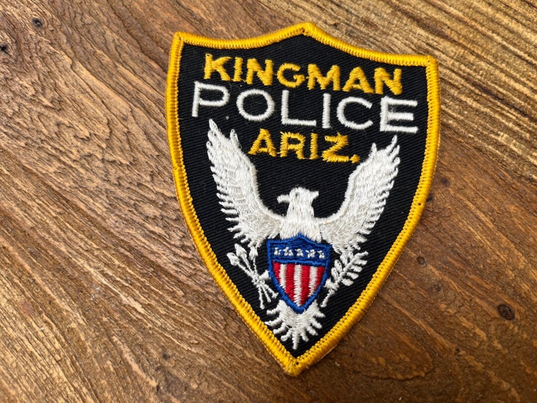 Vintage, Obsolete, American Police Patches, Kingman Police Arizona, USA ...