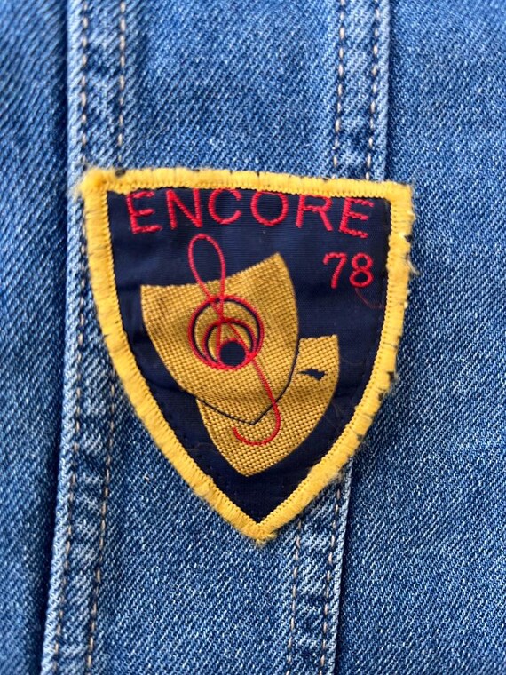 Vintage Patch, Encore 78, Music, Shield Badge, Wove… - Gem